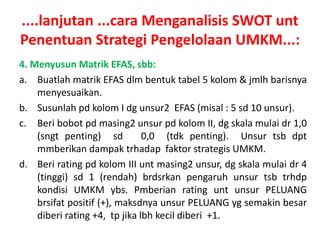 Analisis swot | PPTX