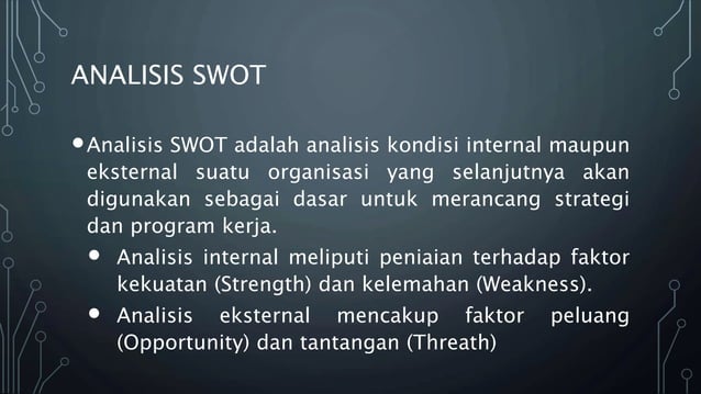 SWOT Analysis on Management Strategic... | PPTX