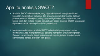 ANALISIS SWOT TENTANG MATa pelajarAN .pptx