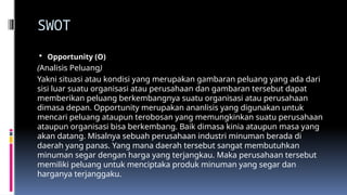 analisis SWOT ARIELLUCKY firdaus swot analisis | PPTX