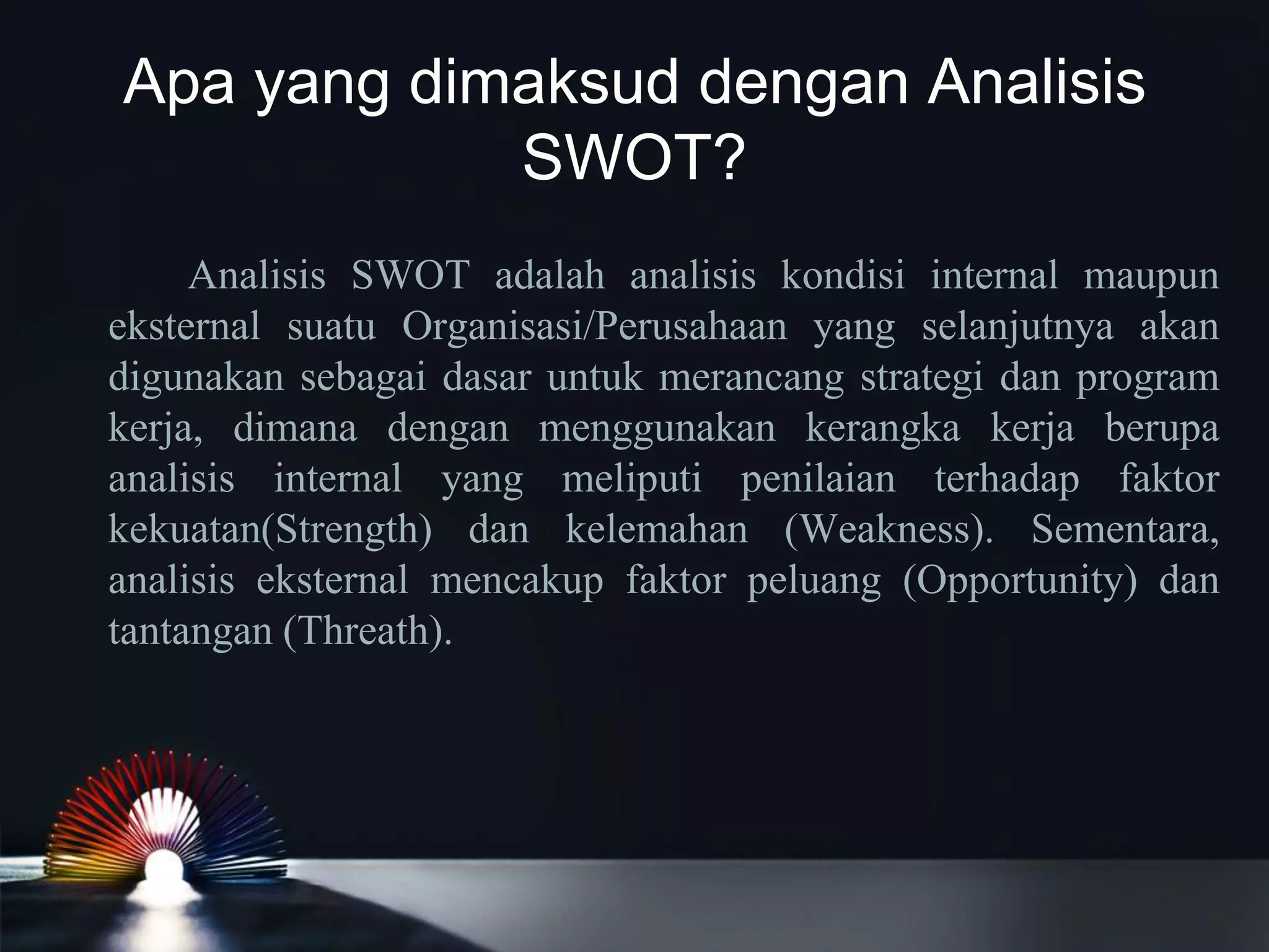 Analisis swot fix | PDF