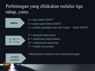 Analisis swot fix | PDF