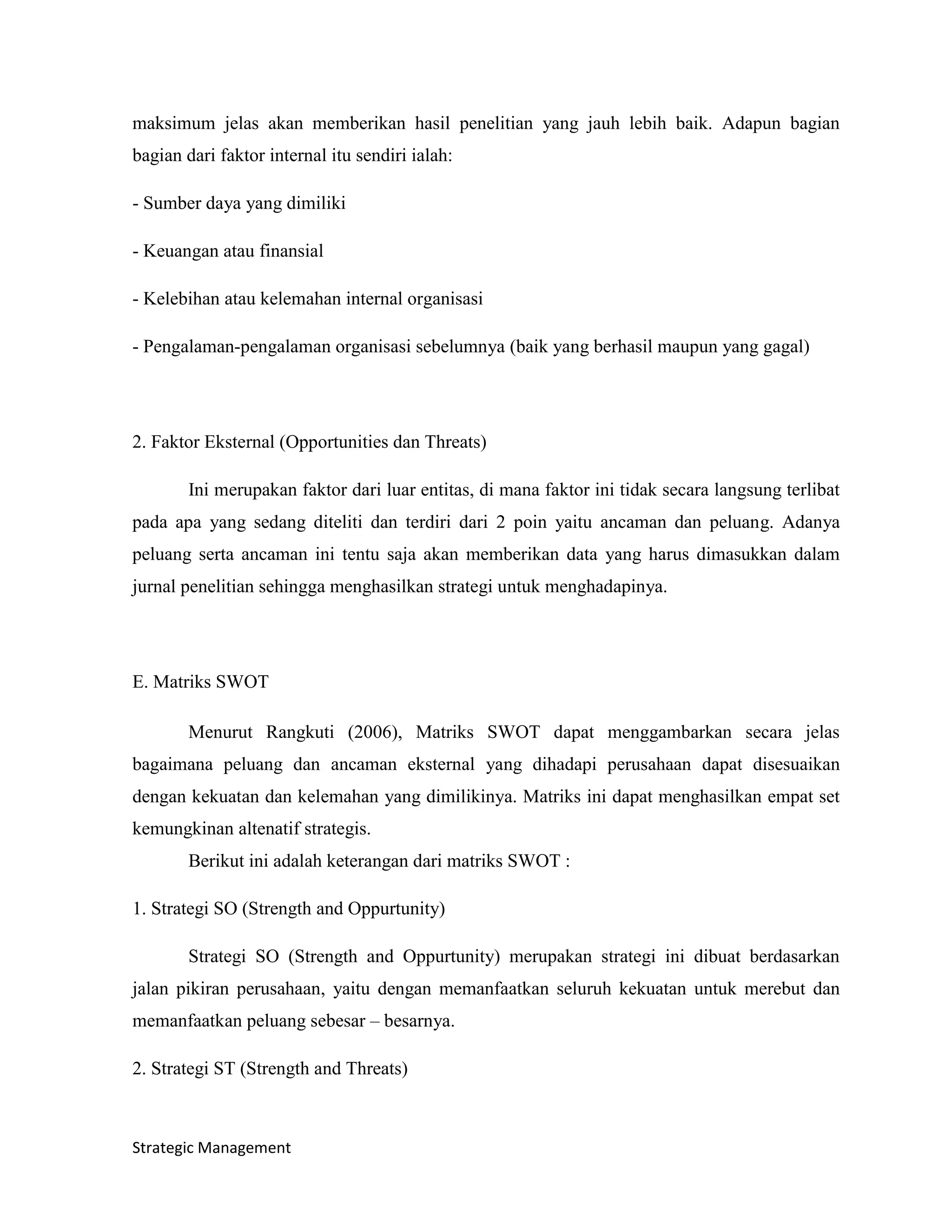 Analisis swot pt. indofood sukses makmur | PDF