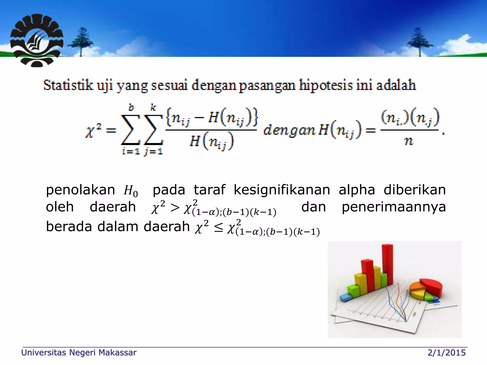 Analisis tabel silang | PPTX