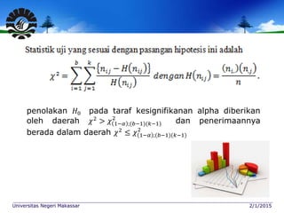Analisis tabel silang | PPTX