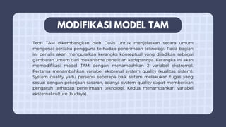 Tugas Financial Technology Analisis TAM 1 | PPT