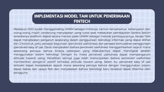 Tugas Financial Technology Analisis TAM 1 | PPT