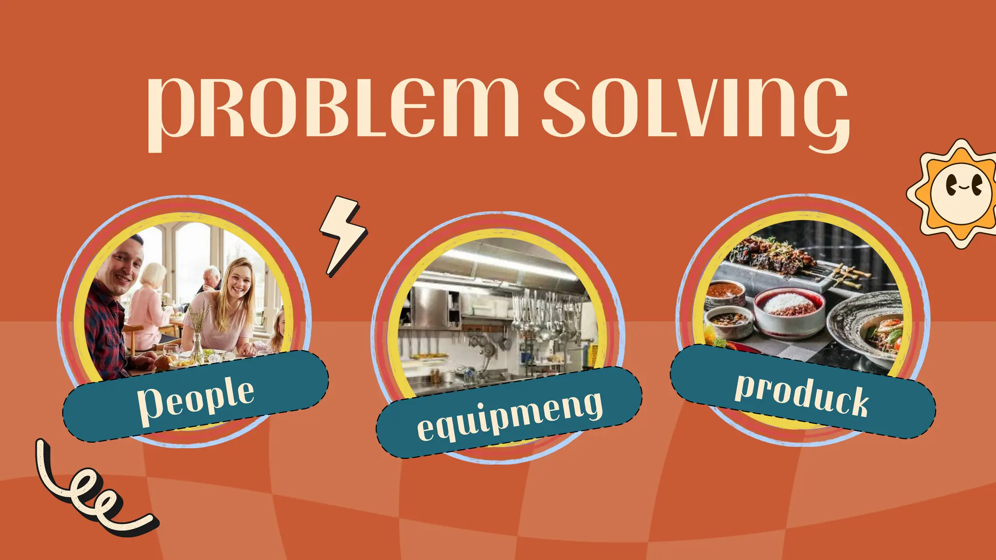Analisis tantangan handling restoran problem solving people, equipmeng ...