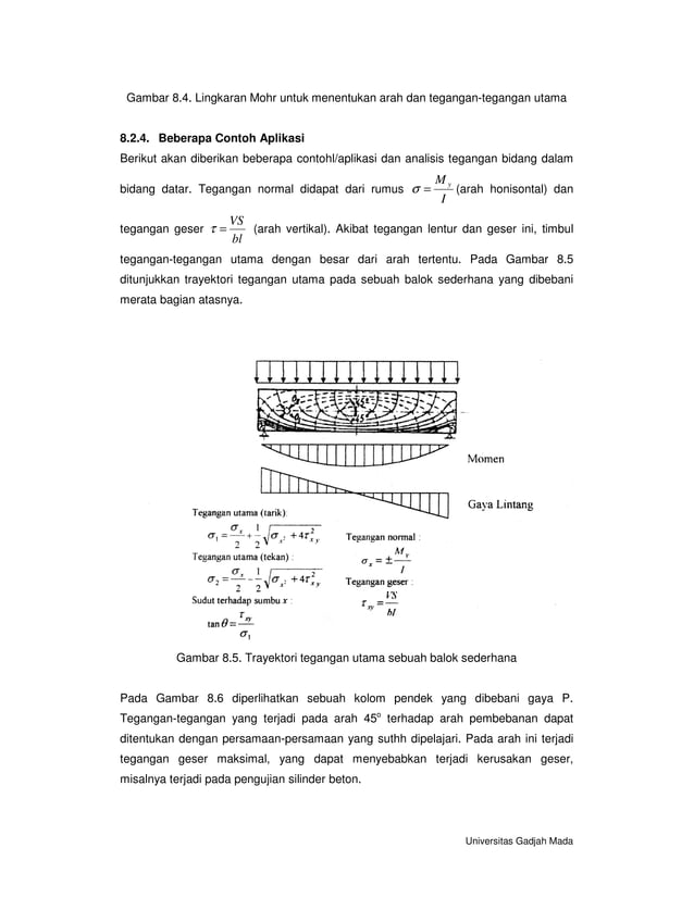 Analisis tegangan dan regangan bidang | PDF
