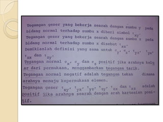 Analisis Tegangan Dan Regangan | PPTX