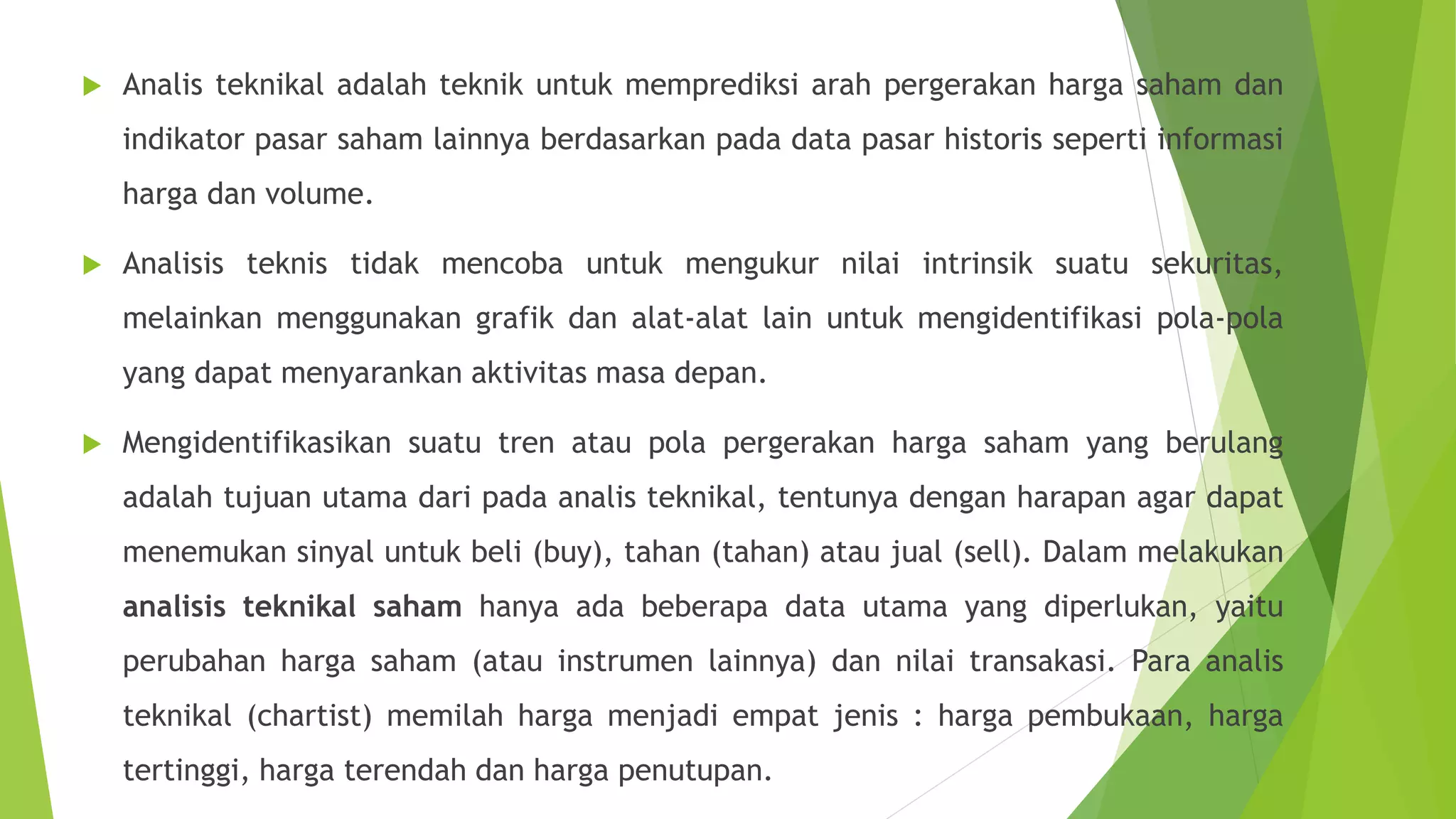 Analisis teknikal | PPTX