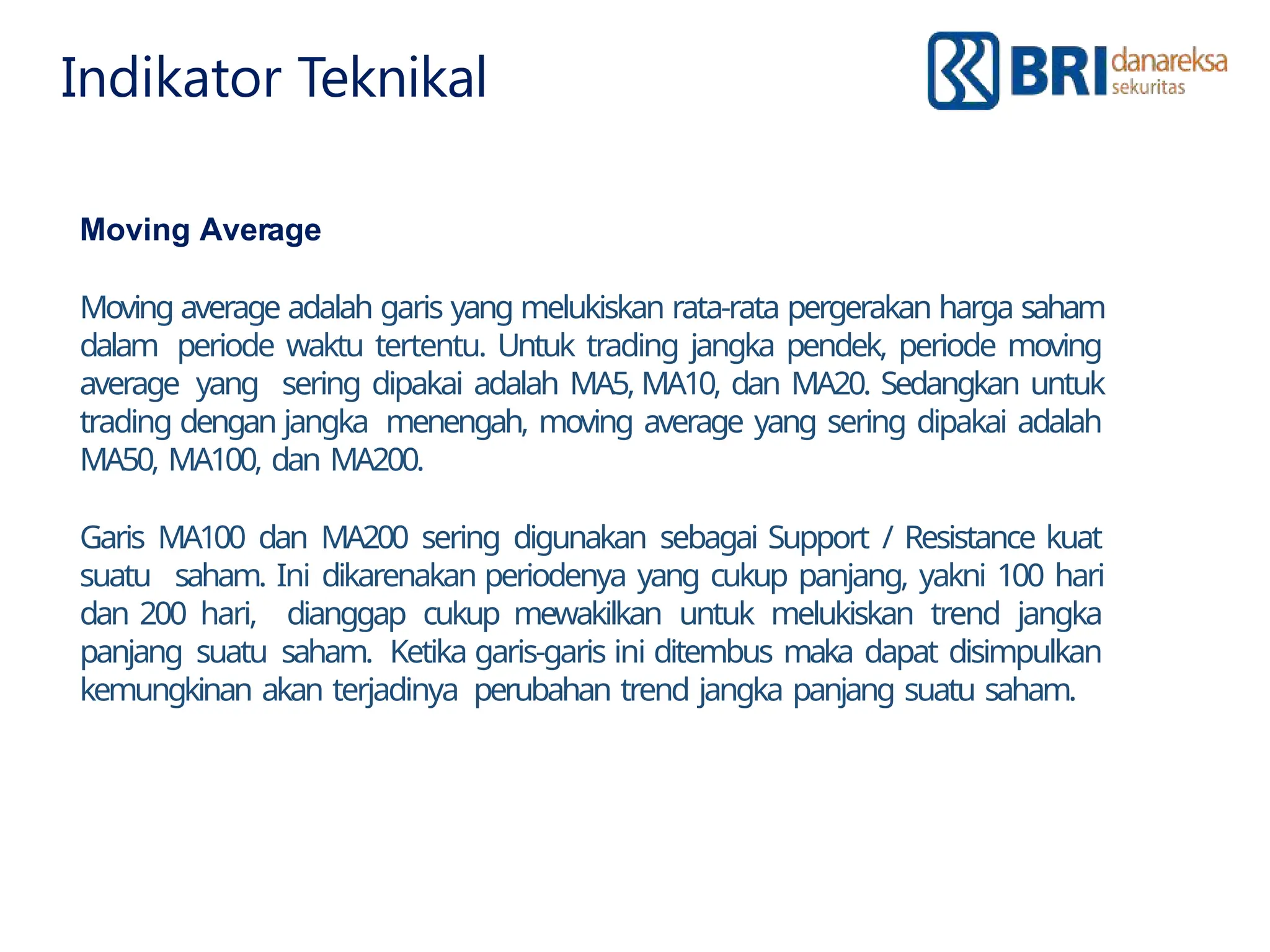 Analisis Teknikal Dasar (Pasar modal investmen) | PPT