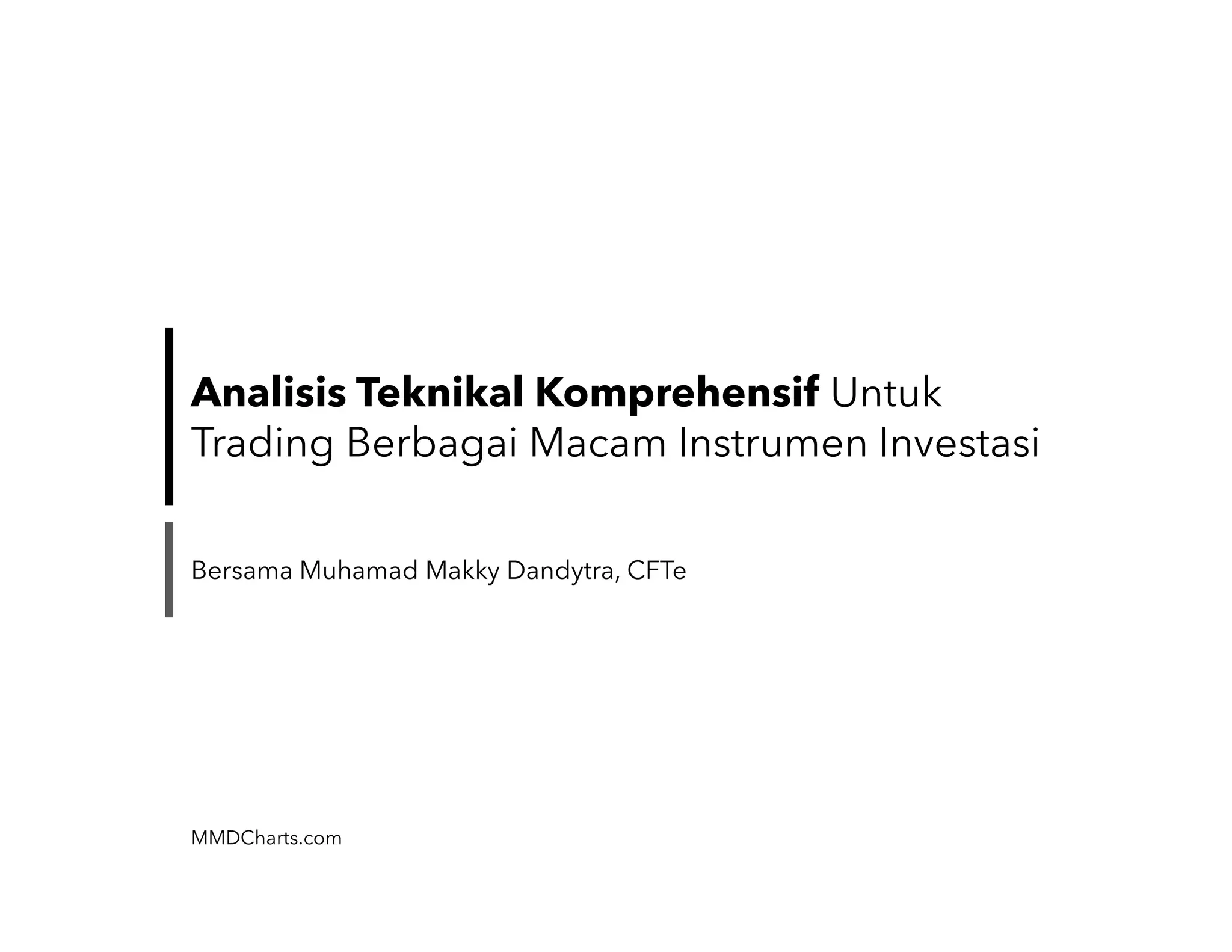 Analisis Teknikal Komprehensif | PDF