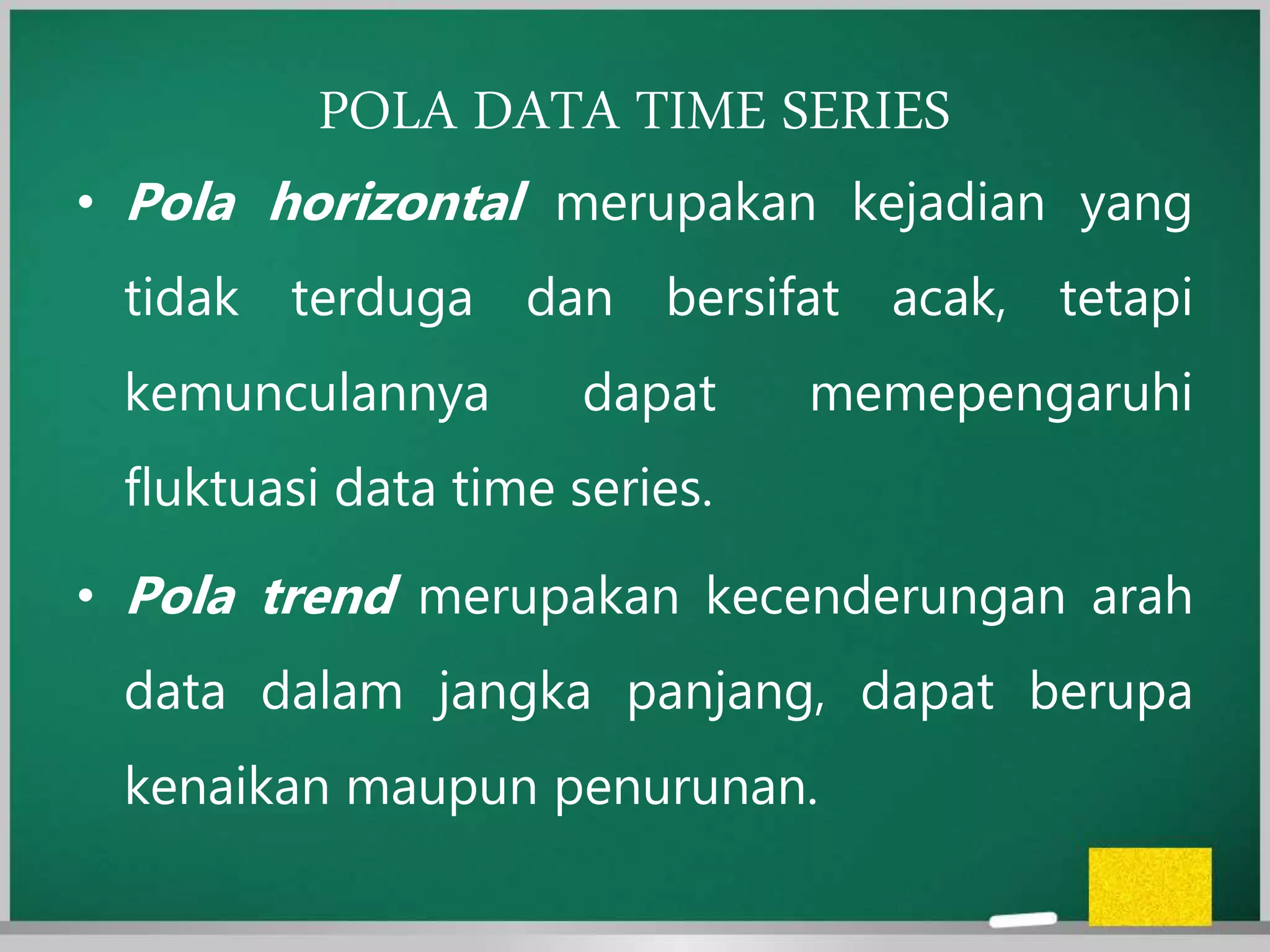 Analisis Time Series | PPTX