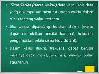 Analisis Time Series | PPTX