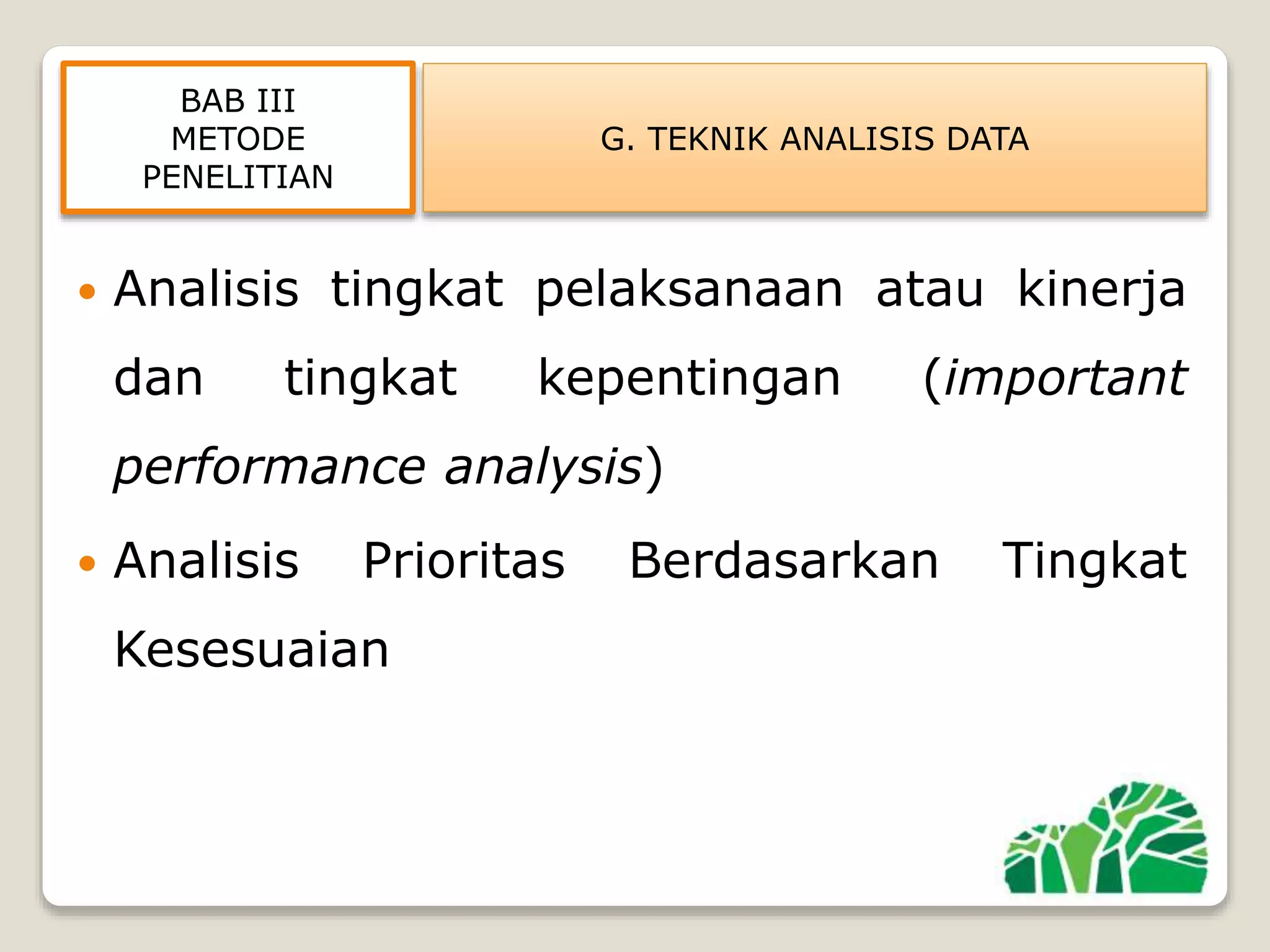 Analisis Tingkat Kepuasan Konsumen Terhadap Kualitas Pelayanan Pada Ppt