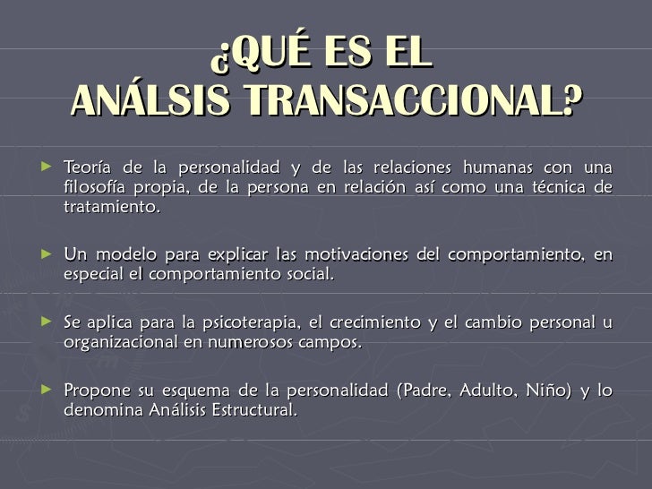 Teoría Transaccional: Entendiendo las interacciones humanas ★ Teoría Online