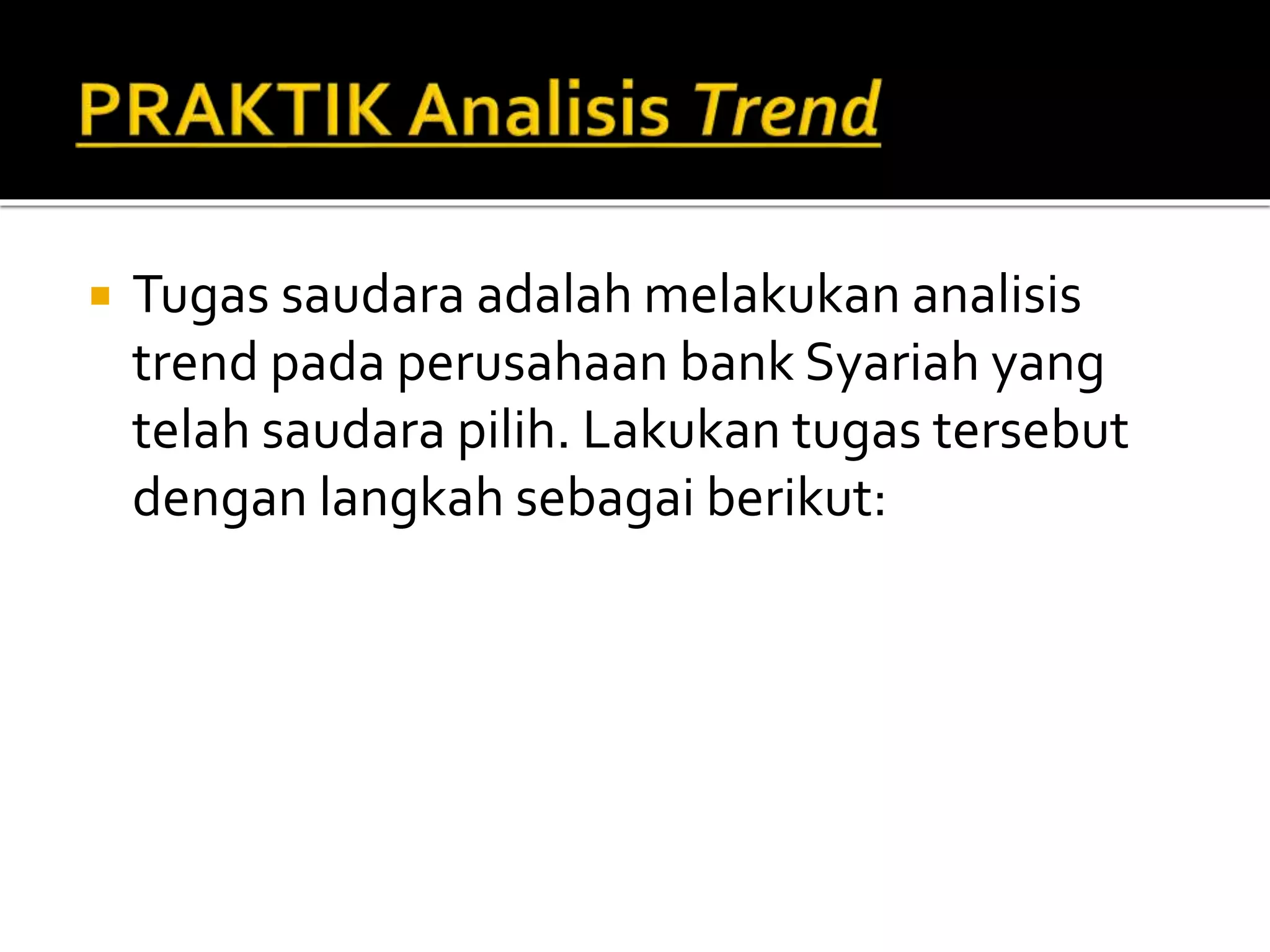 Analisis trend | PPTX