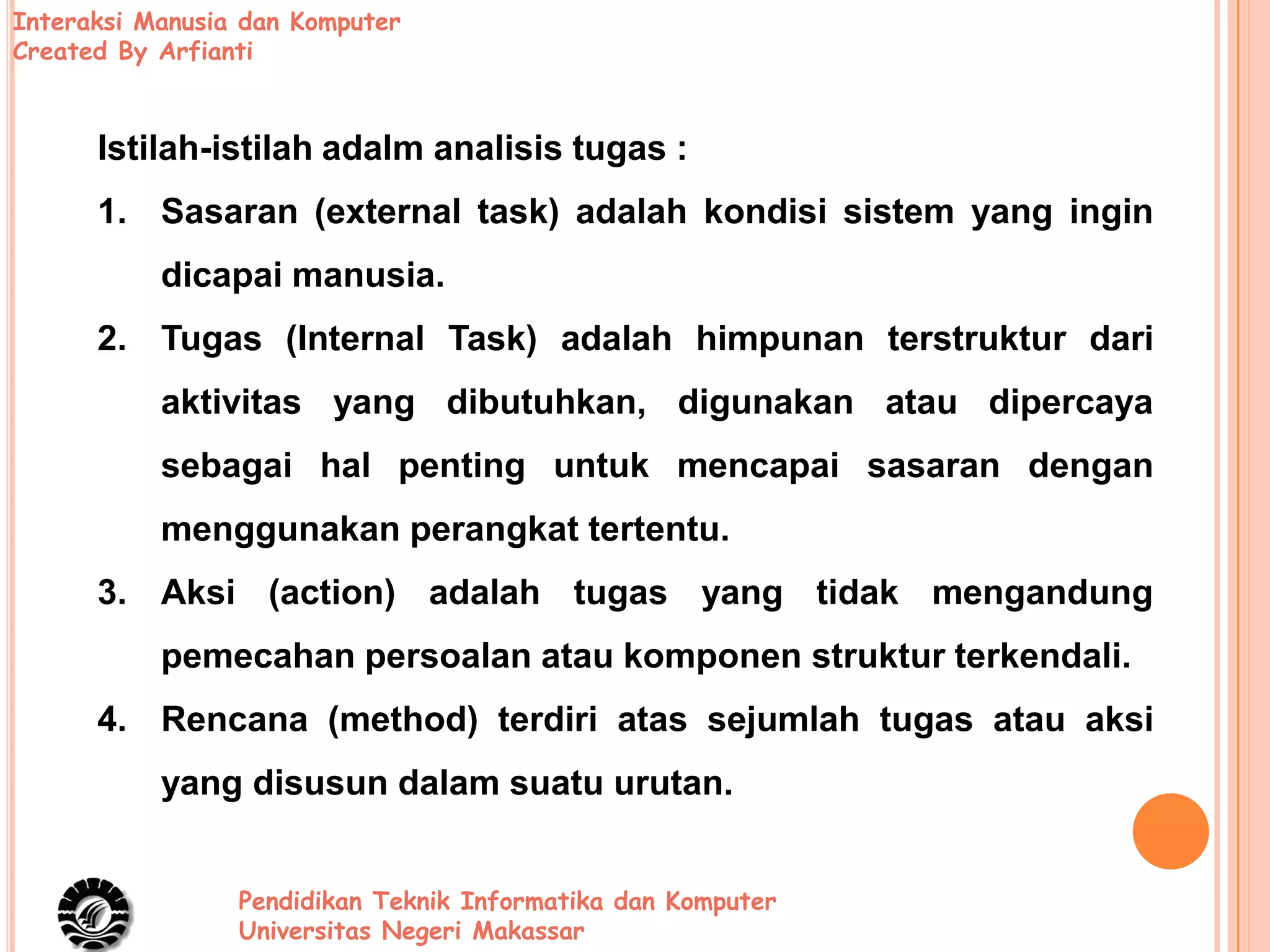 Analisis tugas | PPTX