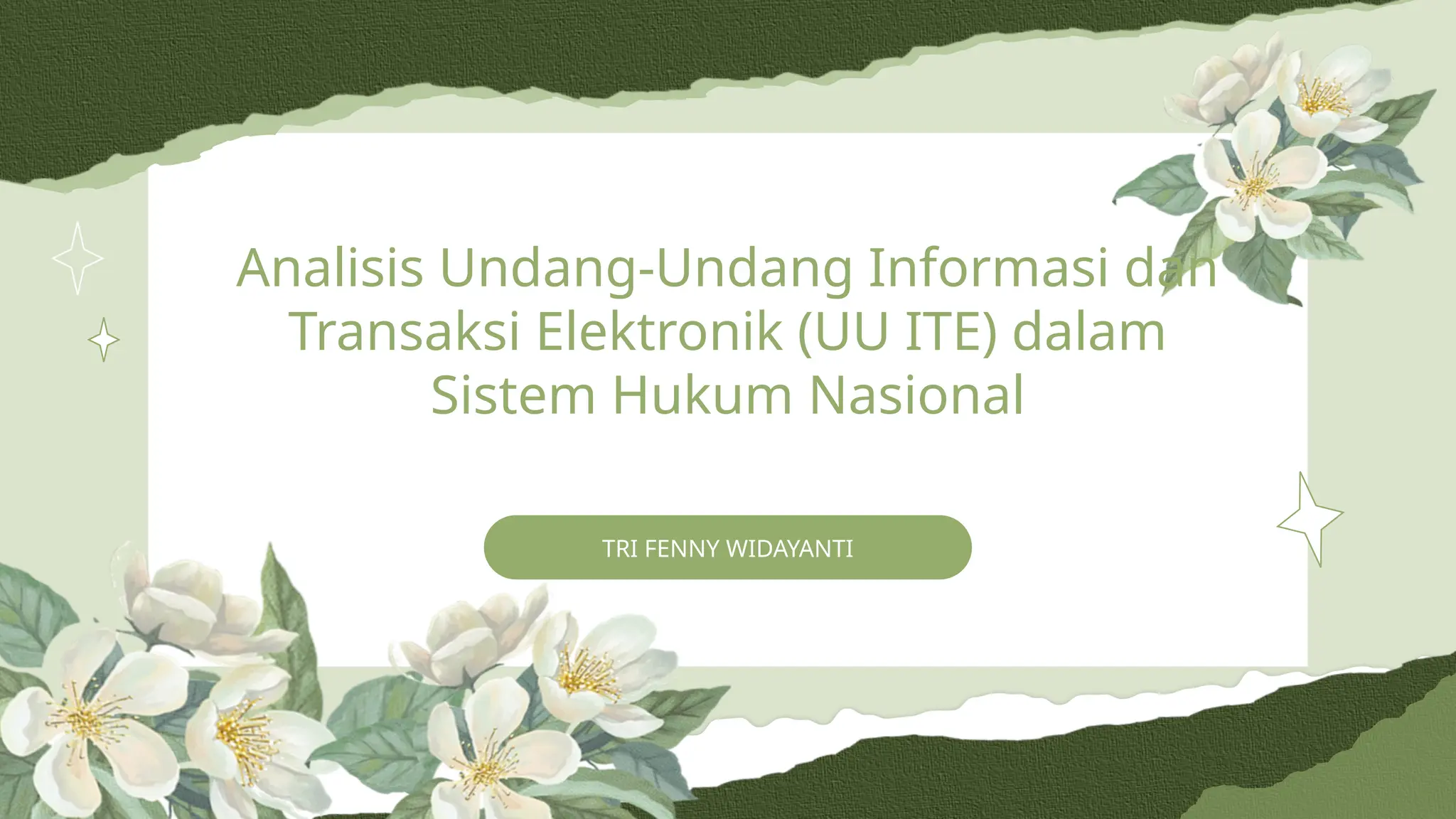 Analisis Undang-Undang Informasi dan Transaksi Elektronik (UU ITE ...