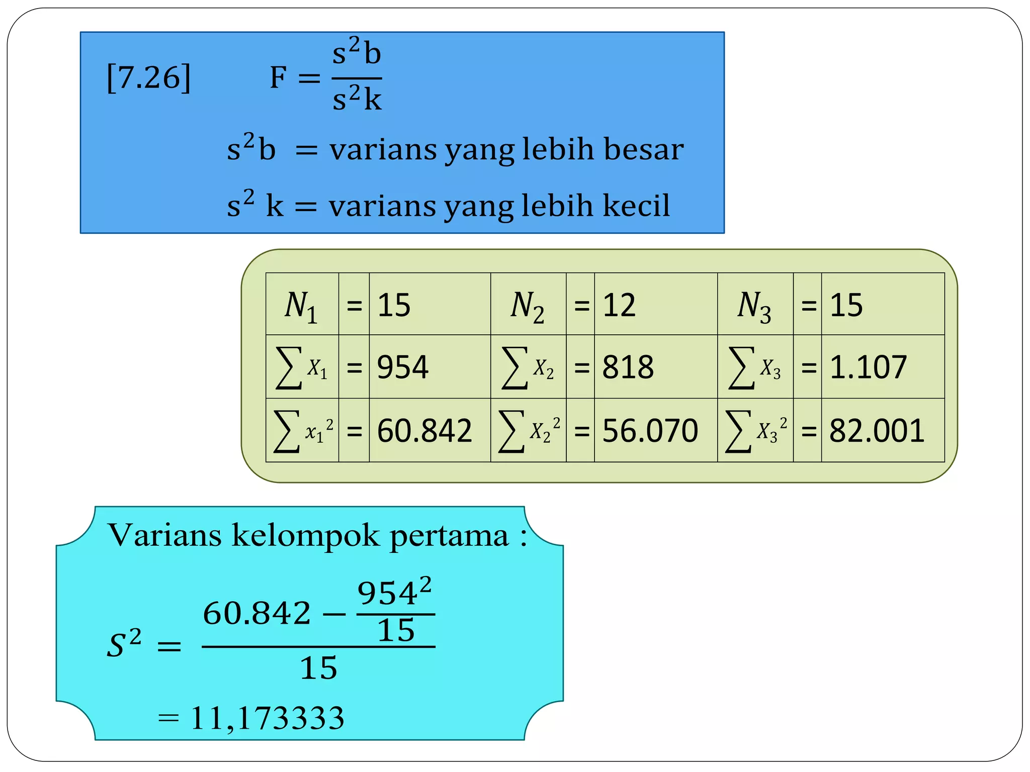 Matematika Analisis varians | PPTX