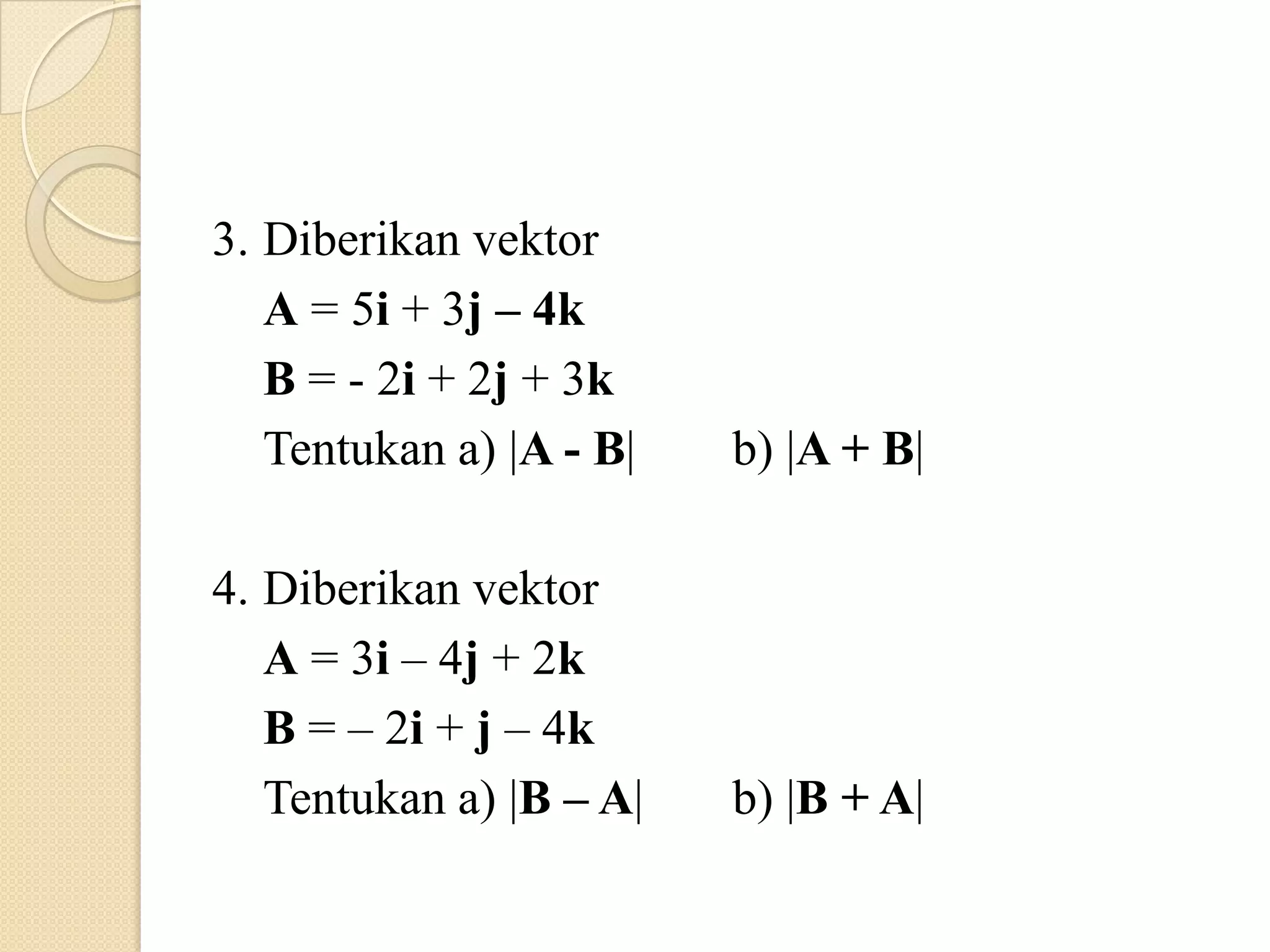 Analisis vektor | PPTX