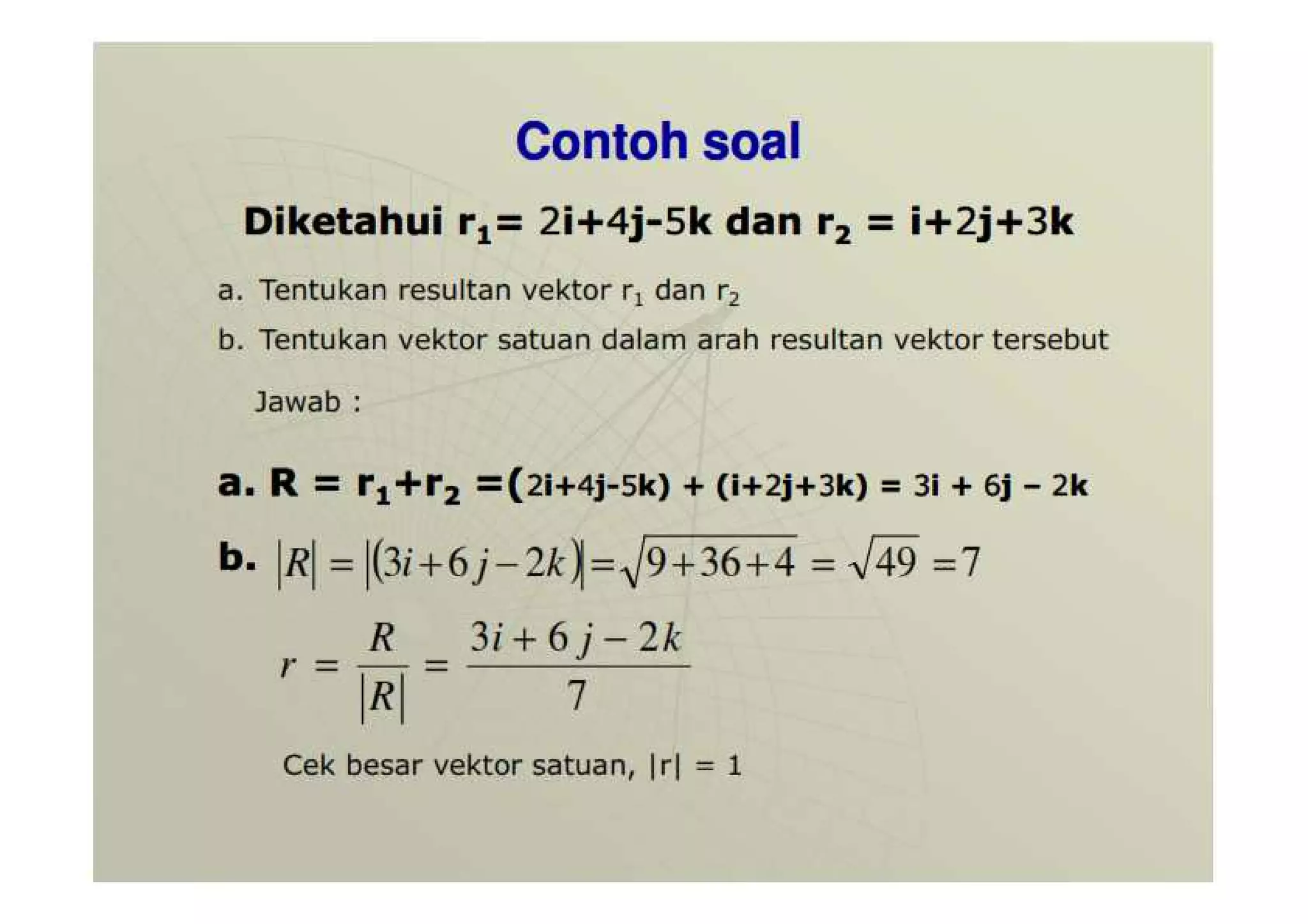 Analisis vektor | PDF