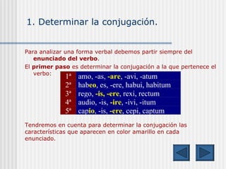Analisis Verbos | PPT