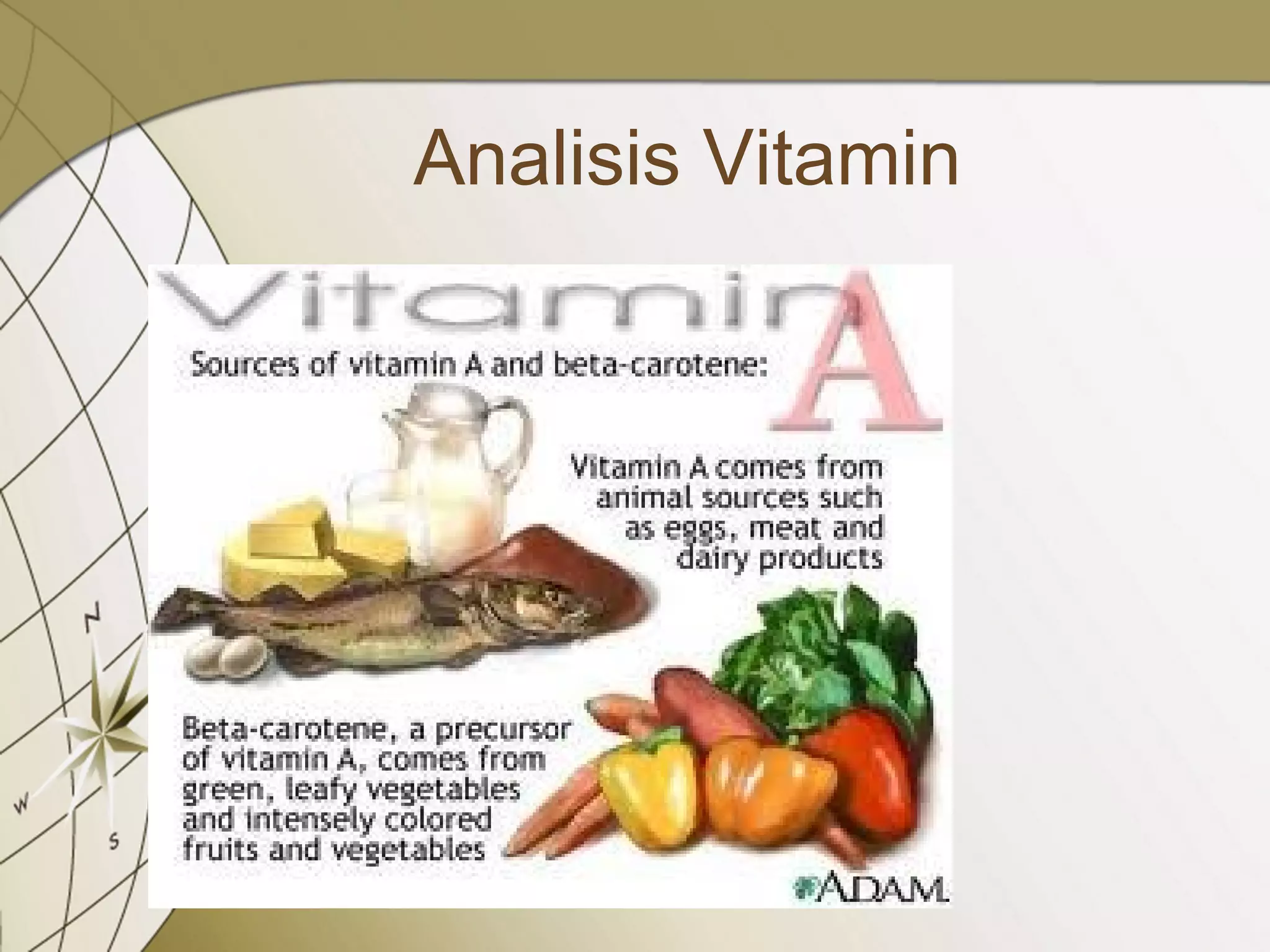 Analisis Vitamin | PPT