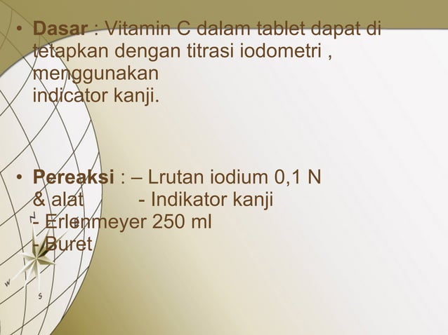 Analisis Vitamin | PPT