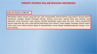ANALISIS WACANA KOHESI DAN KOHERENSI | PPTX