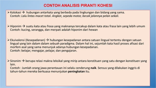 ANALISIS WACANA KOHESI DAN KOHERENSI | PPTX