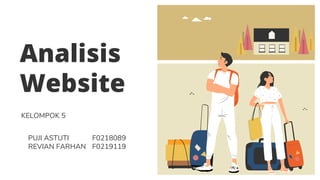 Analisis Website untuk kelompok 5 kelas D | PPTX