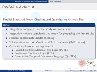 SAPERE Analysis tools | PPT