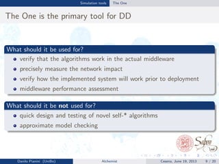 SAPERE Analysis tools | PPT | Free Download