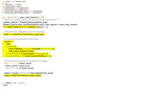 Analitica de datos en tiempo real con Apache Flink y Apache BEAM | PPT