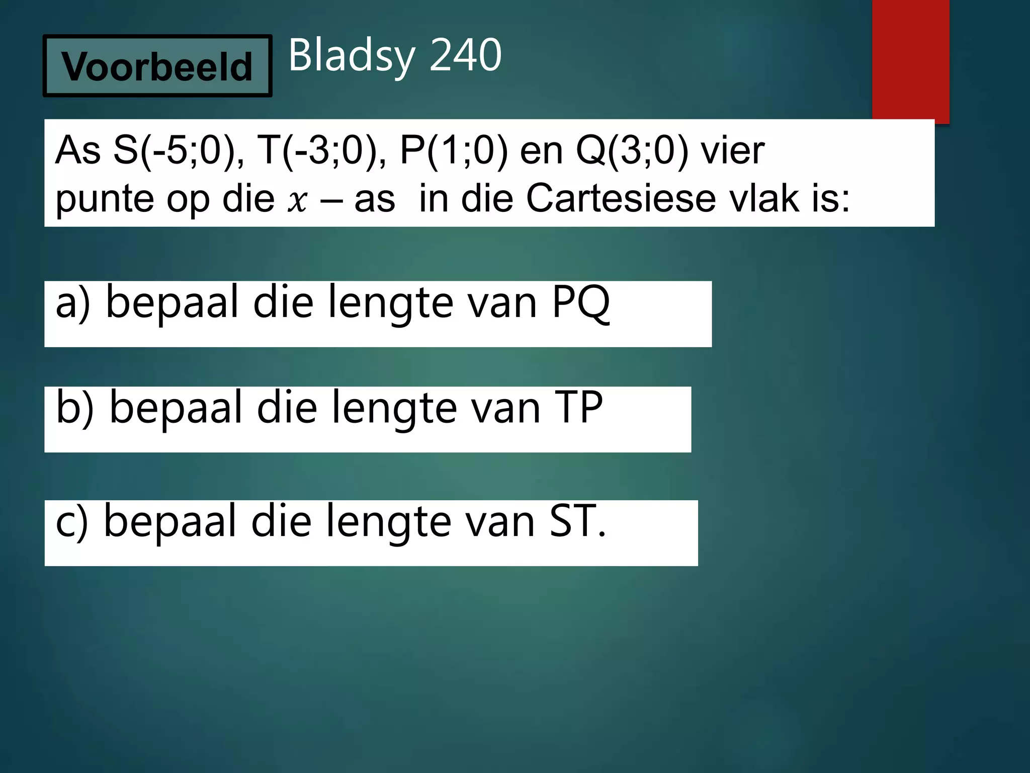 Analitiese meetkunde | PPTX