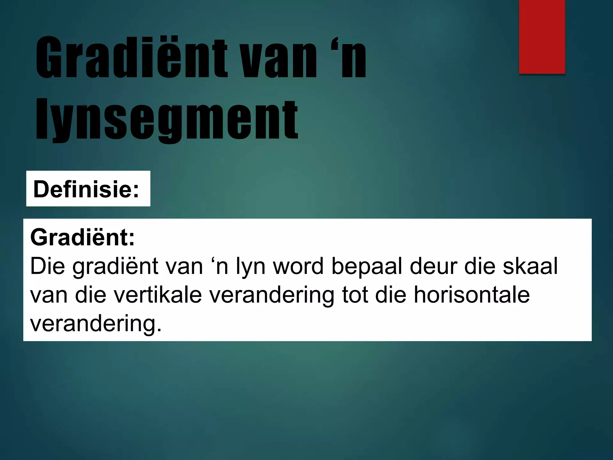 Analitiese meetkunde | PPTX