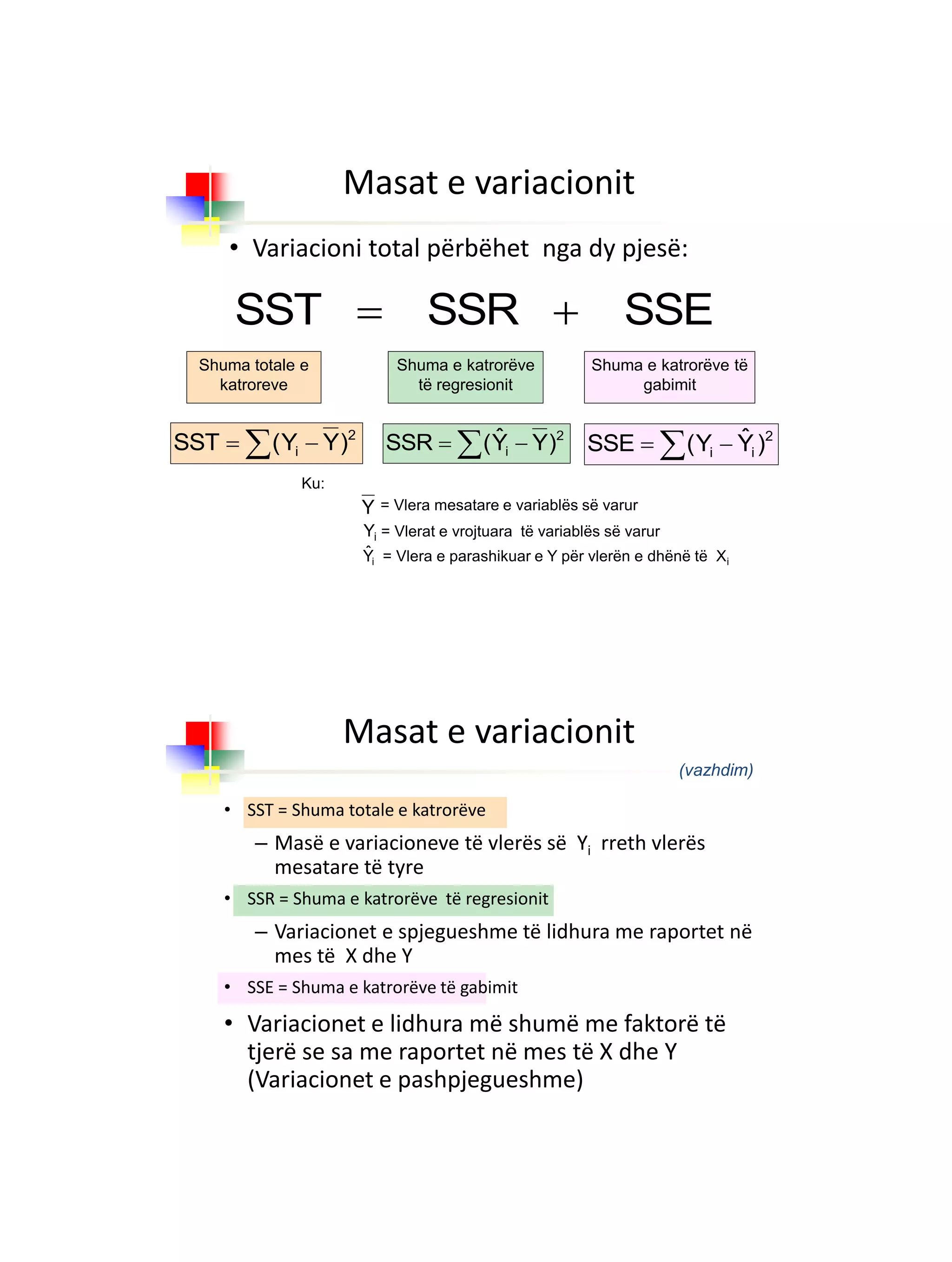 Analiza e thjeshte e regresionit | PDF