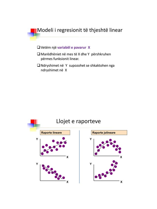 Analiza e thjeshte e regresionit | PDF