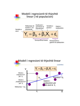 Analiza e thjeshte e regresionit | PDF