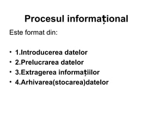 Analiza informatiei | PPT