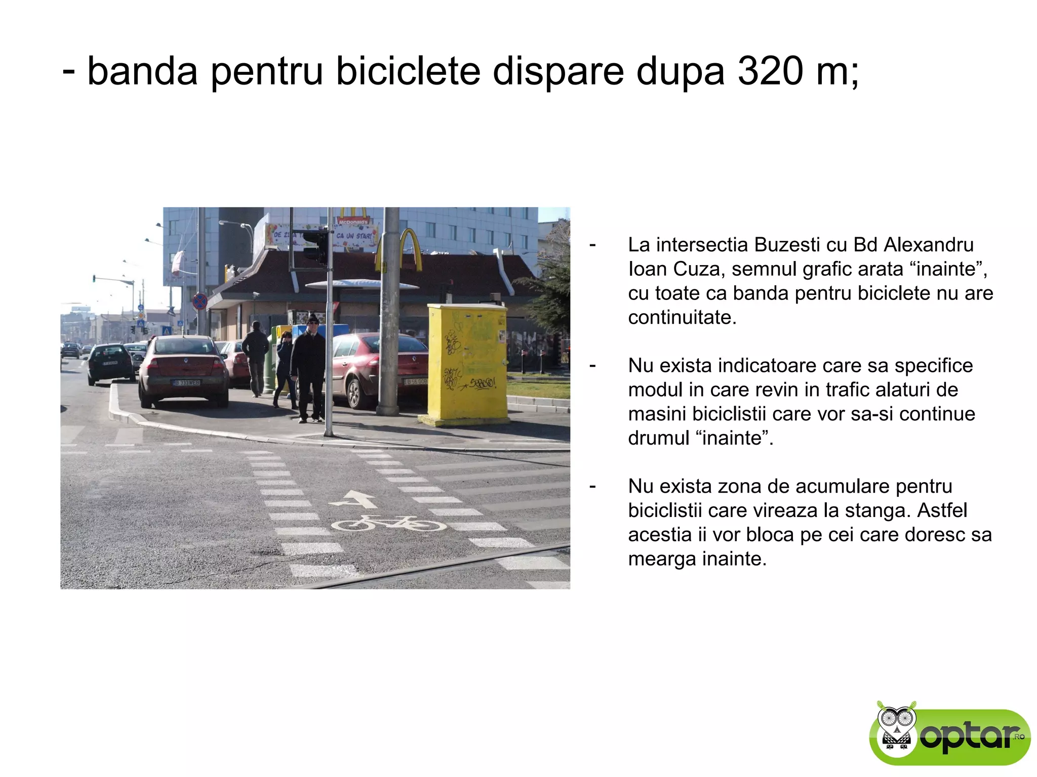 Analiza infrastructurii pentru biciclete buzesti | PPT