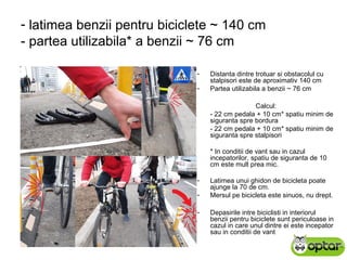 Analiza infrastructurii pentru biciclete buzesti | PPT