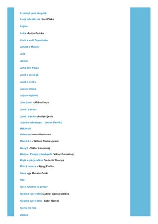 Analiza letrare | PDF