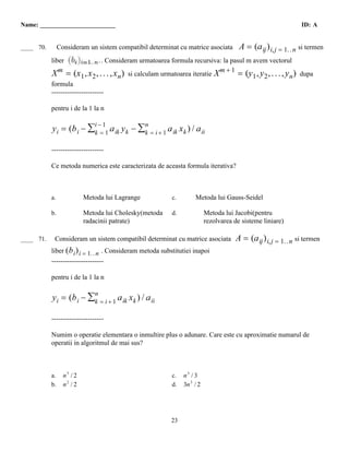 Analiza matematica | PDF