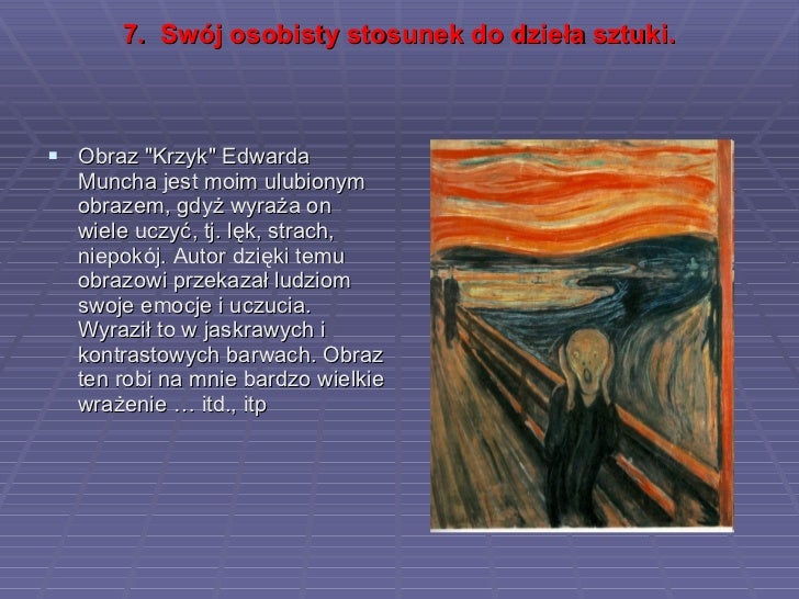 Analiza obrazu Krzyk - Edvard Munch