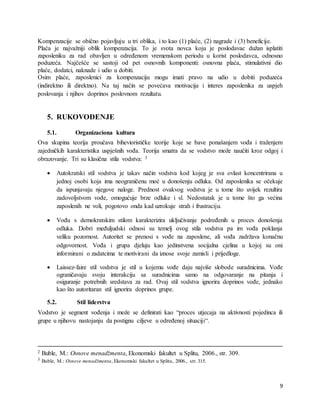 Analiza osnovnih funkcija menadžmenta | DOC
