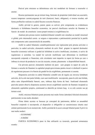 Analiza rentabilitatii | DOC