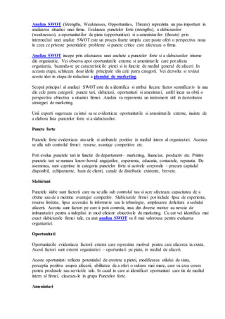 Analiza swot | DOCX